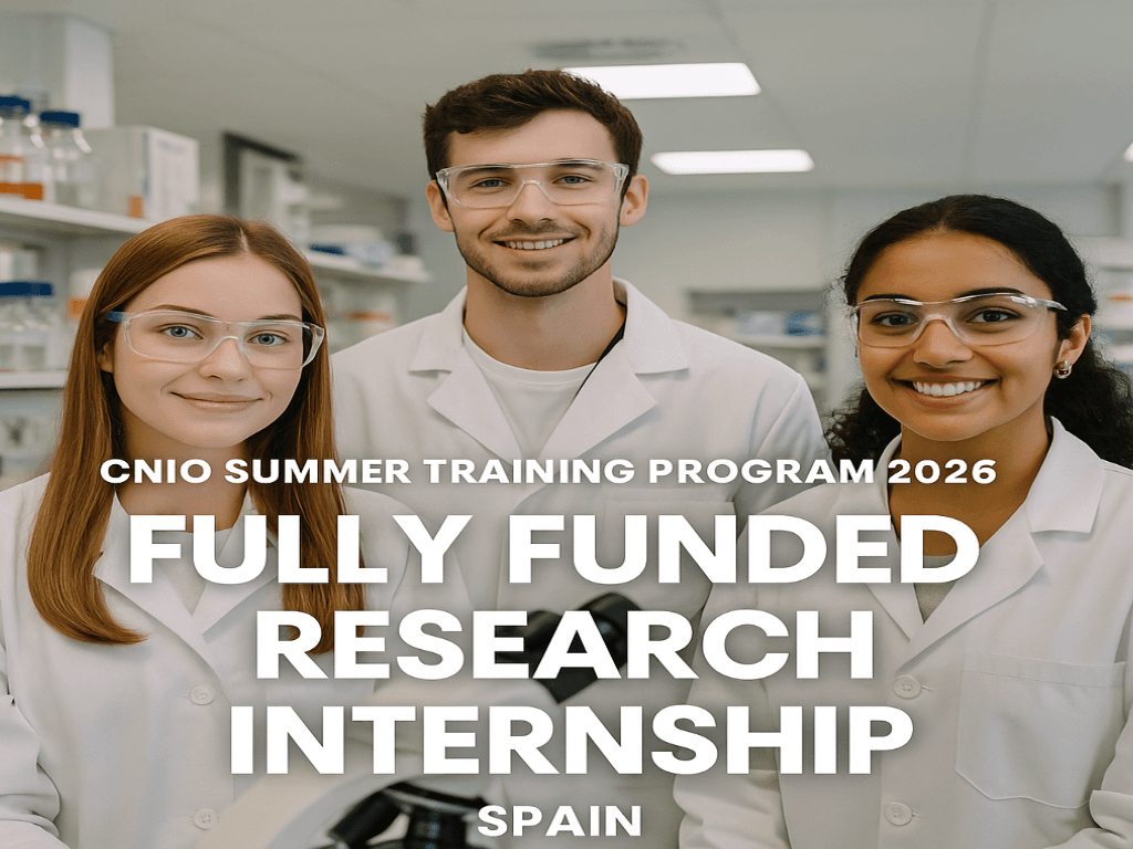 CNIO Research Internship 2026 in Spain (Fully Funded) - ScholarshipsHive
