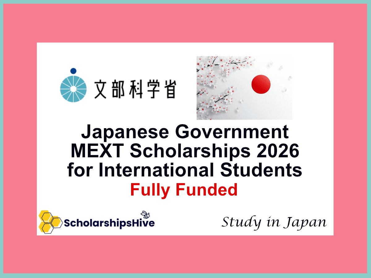 Japanese Government MEXT Scholarships 2026 for International Students – Fully Funded